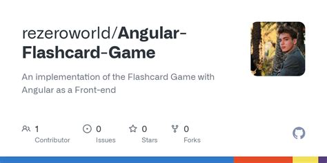 GitHub Rezeroworld Angular Flashcard Game An Implementation Of The