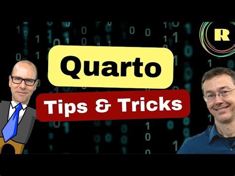 free video tips and tricks for creating documents with quarto in