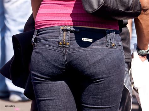 Sexy Girls On The Street Girls In Jeans Spandex And Leggings Tight