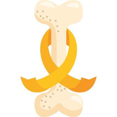 Sarcoma Day Bone With Ribbon 55784219 Png