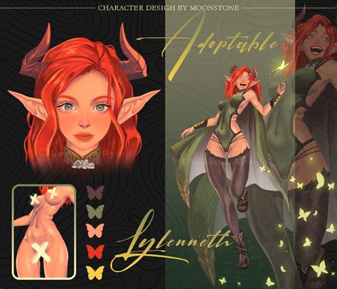 Adopt Closed Female Wood Elf By Moonstoneart4you On Deviantart
