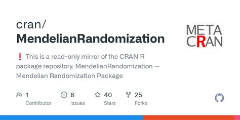 Github Cran Mendelianrandomization Exclamation This Is A Read Only