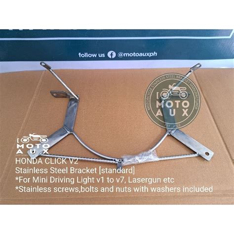 Click V2 125i 150i Stainless Bracket Reinforced Shopee Philippines