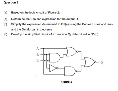Solved Question A Based On The Logic Circuit Of Figure Chegg