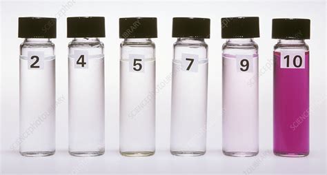 Phenolphthalein Indicator Stock Image C0279587 Science Photo Library