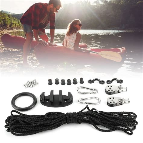 Chiciris Kayak Anchor Trolley Kit Systemanchor Trolley Kit With Rope