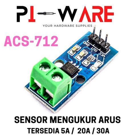 Jual Acs712 Current Sensor Arus Module Hall Effect Based Acs 712 5a 20a