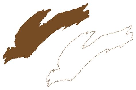 알스타 섬 지도 벡터 일러스트레이션 낙서 스케치 알스텐 또는 알슈타인지도 0명에 대한 스톡 벡터 아트 및 기타 이미지 Istock