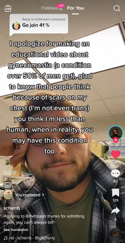 Cis Man With Gynecomastia Scars Hi The Smartest T Tumbex