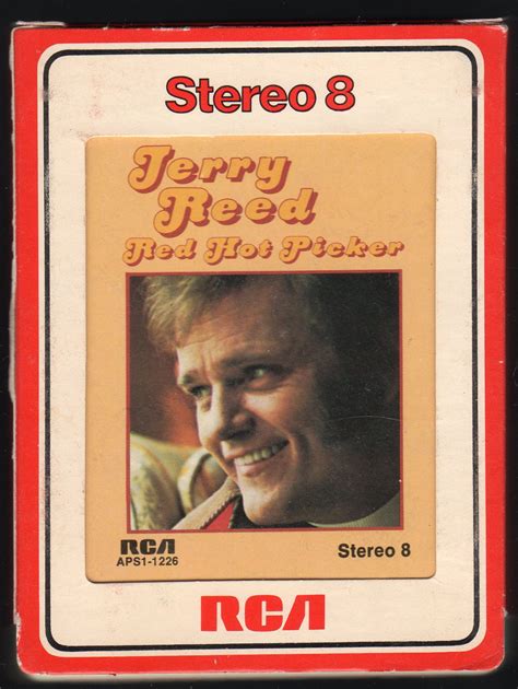 jerry reed red hot picker 1975 rca a19c 8 track tape