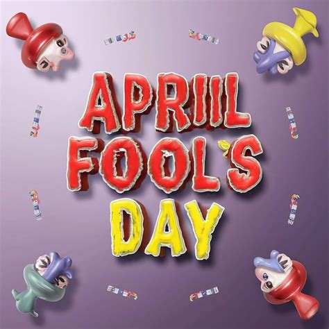Premium Photo Flat Creative Design April Fools Day Theme Illustration Generative Ai