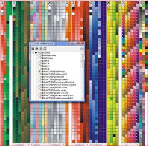 Roland Color Palette For Coreldraw Roland Metallic Color System Library カラーサポート ローランド ディー ジー