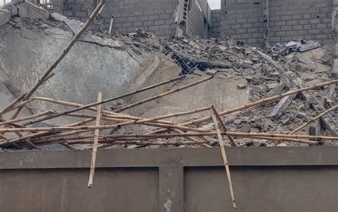 Three Storey Building Collapses In Lagos As Owner Ignores Govt Order