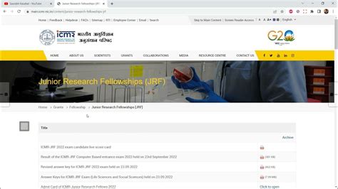 Guidelines For Joining Icmr Jrf Forms Required To Fill At Joining Rules And Regulations