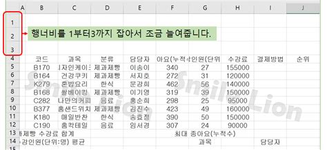 Itq 엑셀 채랑이네