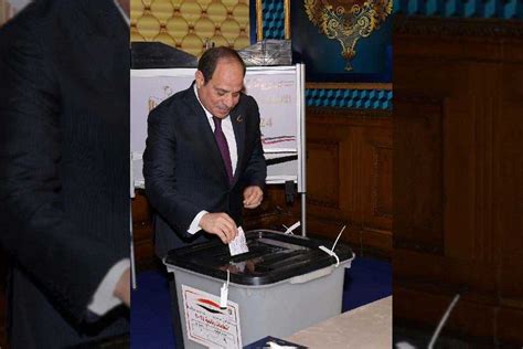 السيسي يدلى بصوته في الانتخابات الرئاسية بث مباشر المصري اليوم
