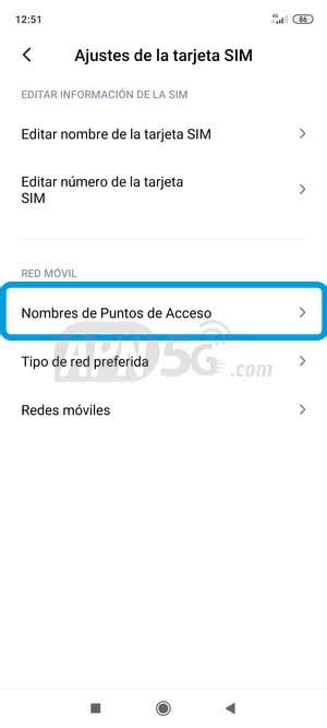 Cómo configurar el APN en Xiaomi Redmi Note 9