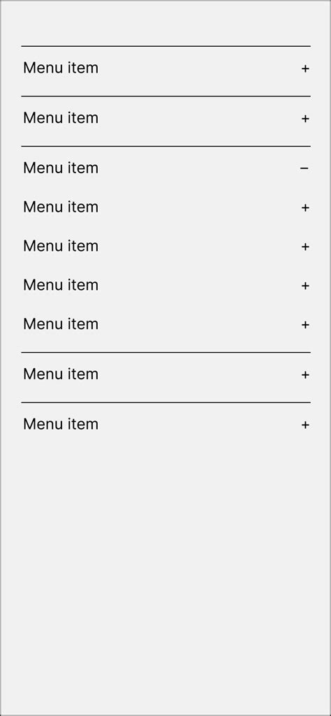 Mobile Best Way To Design A Multilevel Hamburger Menu User