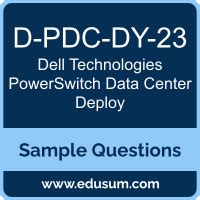 Free Dell Technologies PowerSwitch Data Center Deploy Sample Questions