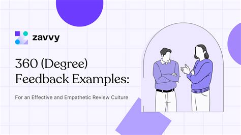 360 Degree Feedback Examples For An Empathetic Review Culture Zavvy
