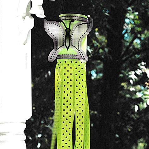 Butterfly Windsock Plastic Canvas Pattern In 2022 Plastic Canvas