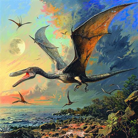 Free Illustration Of Pterosaurs And Mass Extinction Premium Ai