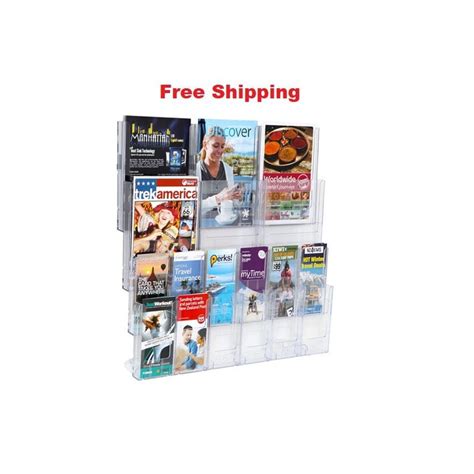Lit Loc A4 X 6 Dle X 12 Wall Mount Brochure Holder Free Delivery Nz