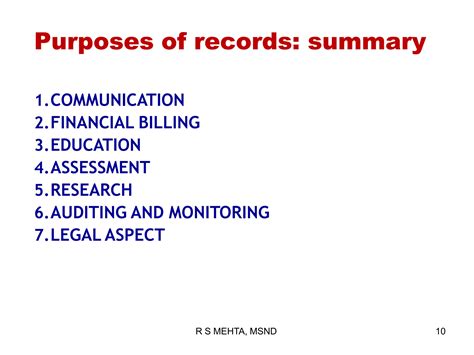 Recording And Reporting Pptx