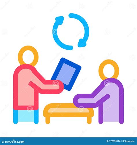 Disk Formatting Icon Vector Outline Illustration Stock Vector