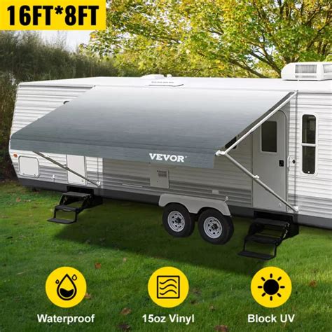 Vevor Replacement Vinyl Fabric Suit 16ft Caravan Awning Carefree