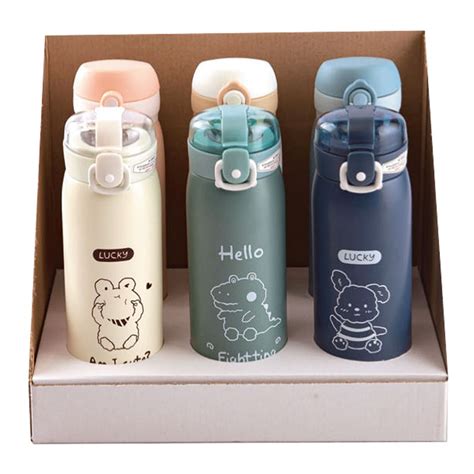 กระบอกน้ำสแตนเลส 500 มล คละสี Makro Pro