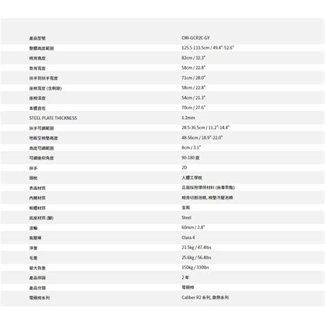 米特3c數位coolermaster 酷碼 Caliber R2c 酷冷電競椅cmi Gcr2c Gy 米特3c數位 Iopen Mall