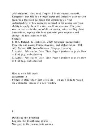111Week 6 External And Internal Environment AssignmentYvonne PDF