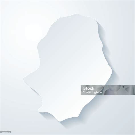 니우에 지도 종이 잘라 빈 배경 효과 0명에 대한 스톡 벡터 아트 및 기타 이미지 0명 3차원 형태 곡선 Istock