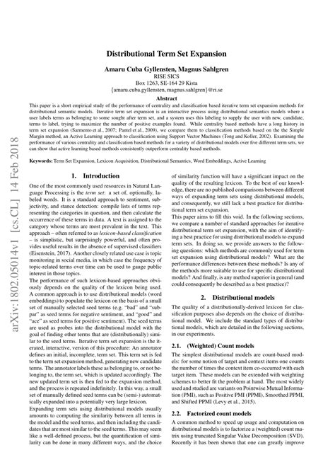 PDF Distributional Term Set Expansion