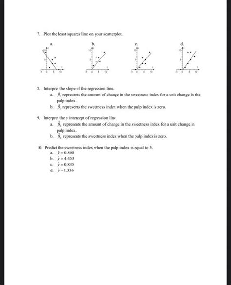 Solved Simple Linear Regression And Correlation The Data