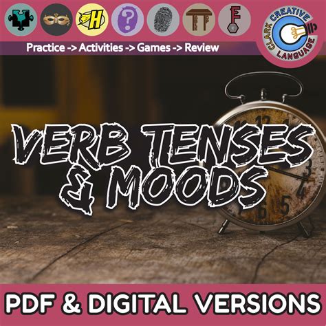 Verb Tenses And Moods Unit Bundle Clark Creative Education