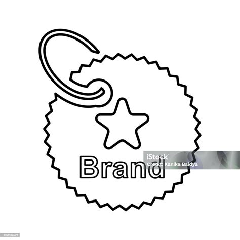 브랜드 서명 태그 개요 아이콘입니다 라인 아트 벡터입니다 0명에 대한 스톡 벡터 아트 및 기타 이미지 0명 가격 공란 Istock