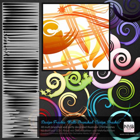 48 Illustrator Cs Brushes Some Multi Branched By Hexe78 On Deviantart