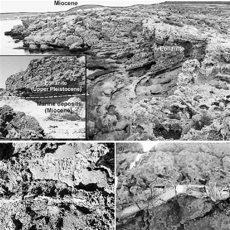 Sem Images Showing Angular Quartz Grains Within Eolianite A And B