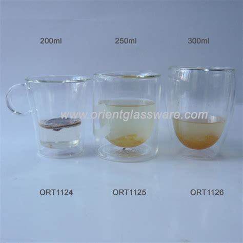 Double Wall Glass Cup Ort1124 China Glass Cup And Double Wall Glass
