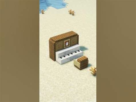 НАСТОЯЩЕЕ ПИАНИНО в Майнкрафт🎹😱📃 #minecraftshorts #minecraft - YouTube