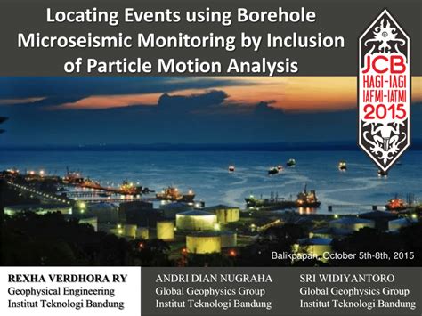 Pdf Borehole Microseismic Monitoring