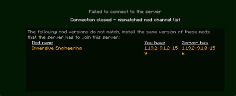 Serverclient Mod Mismatch 1010 · Issue 821 · Allthemodsatm 8
