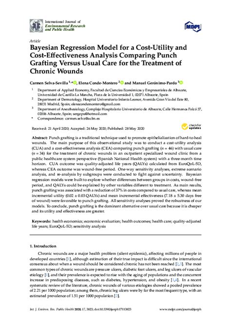 pdf bayesian regression model for a cost utility and cost