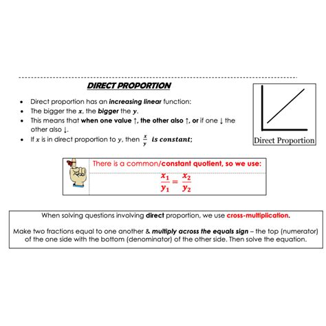 Proportion Direct And Inverse Indirect Teacha