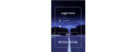 Transparent Login Form With HTML And CSS Free Code