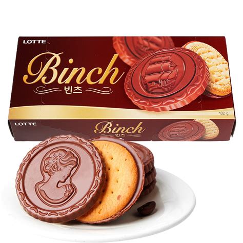 悠西將 韓國 樂天 Lotte Binch 巧克力風味餅乾 金幣巧克力風味 帆船餅乾 金幣餅乾 帆船巧克力風味餅乾 蝦皮購物