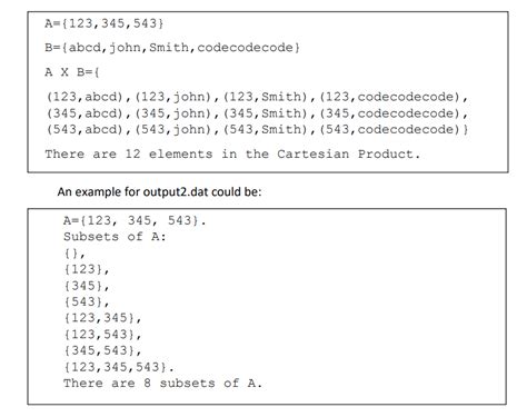 Solved There Will Be Two Input Sets In This Project And The Chegg Com