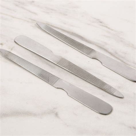 Metal Nail Files Pack Of Beautify Fingernails And Toenails